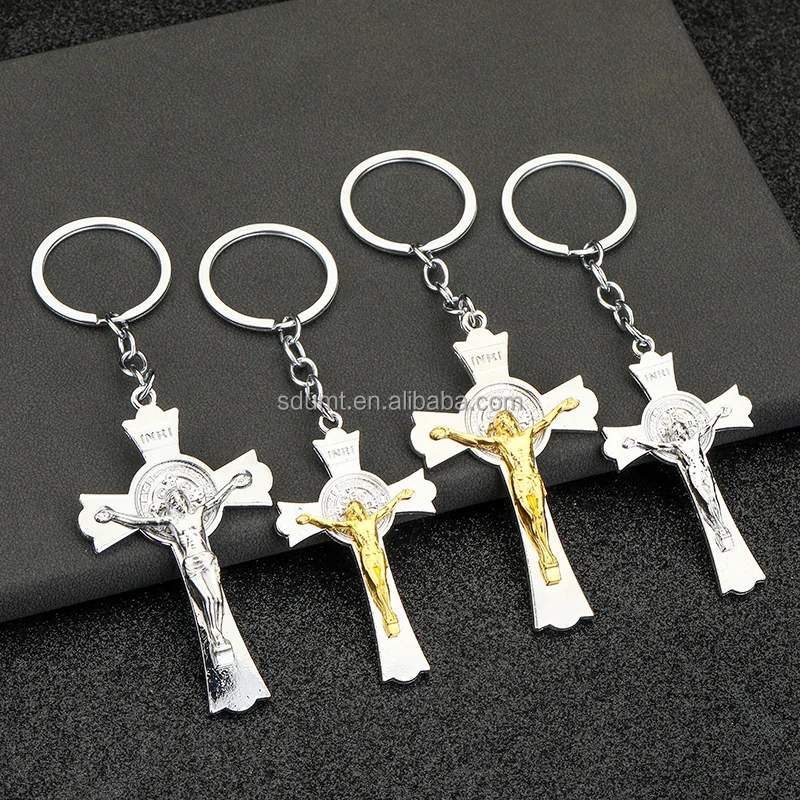 Catholic Christian Religion Jesus Retro Cross Tassel For Men Women Gift ...