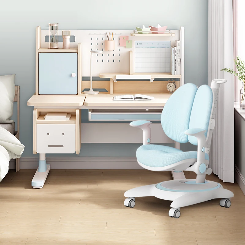 Adjustable Kids Study Table Home Study Use Ergonomic Children Bedroom ...