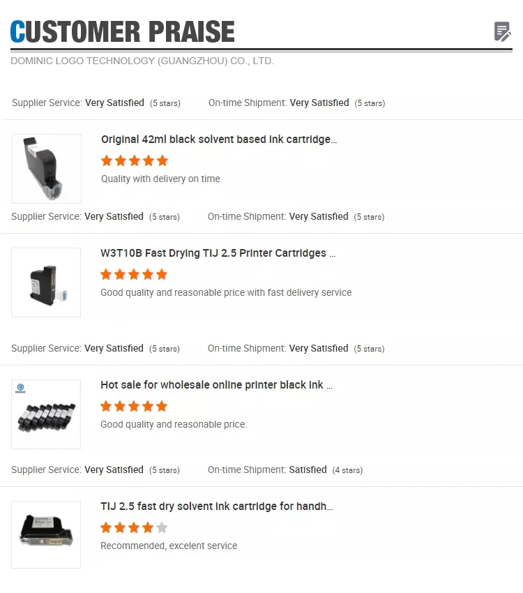 Tij 2.5 Black Water Based Ink Cartridge Bk651 Bk652 Ink Cartridges With ...