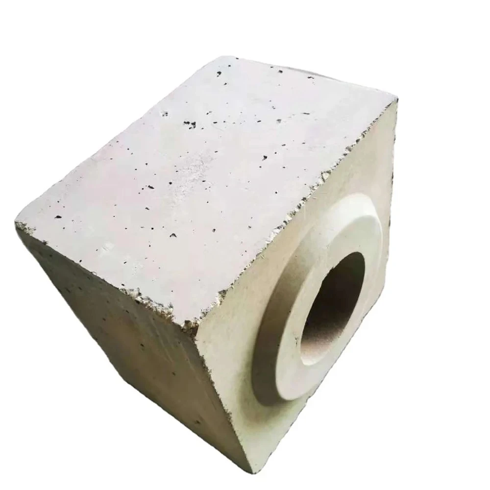 Porous Plug Well Block Refractory Nozzle Brick Ladle Nozzle Brick