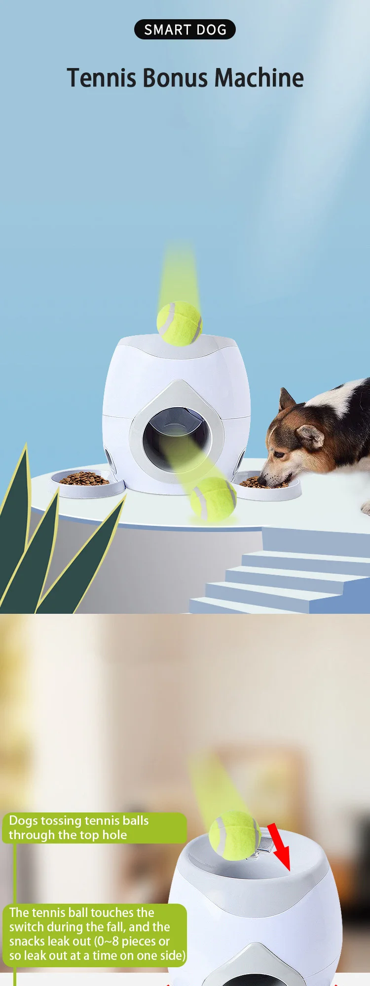 Automatic Dog Petting Machine - Interactive Fun & Training