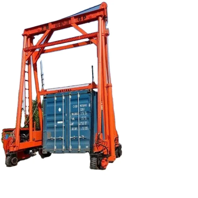 30T-40T mobile container stacker crane port lift equipment with CE ...