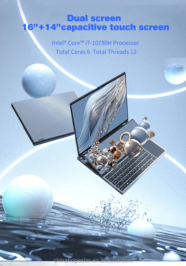 OEM 16 Inch Dual Screen 2K ZBOOK Pro UX582 Touch Screen