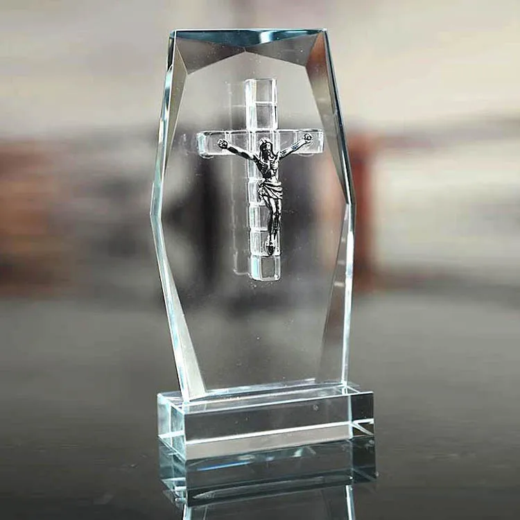 Glass Standing Crosses