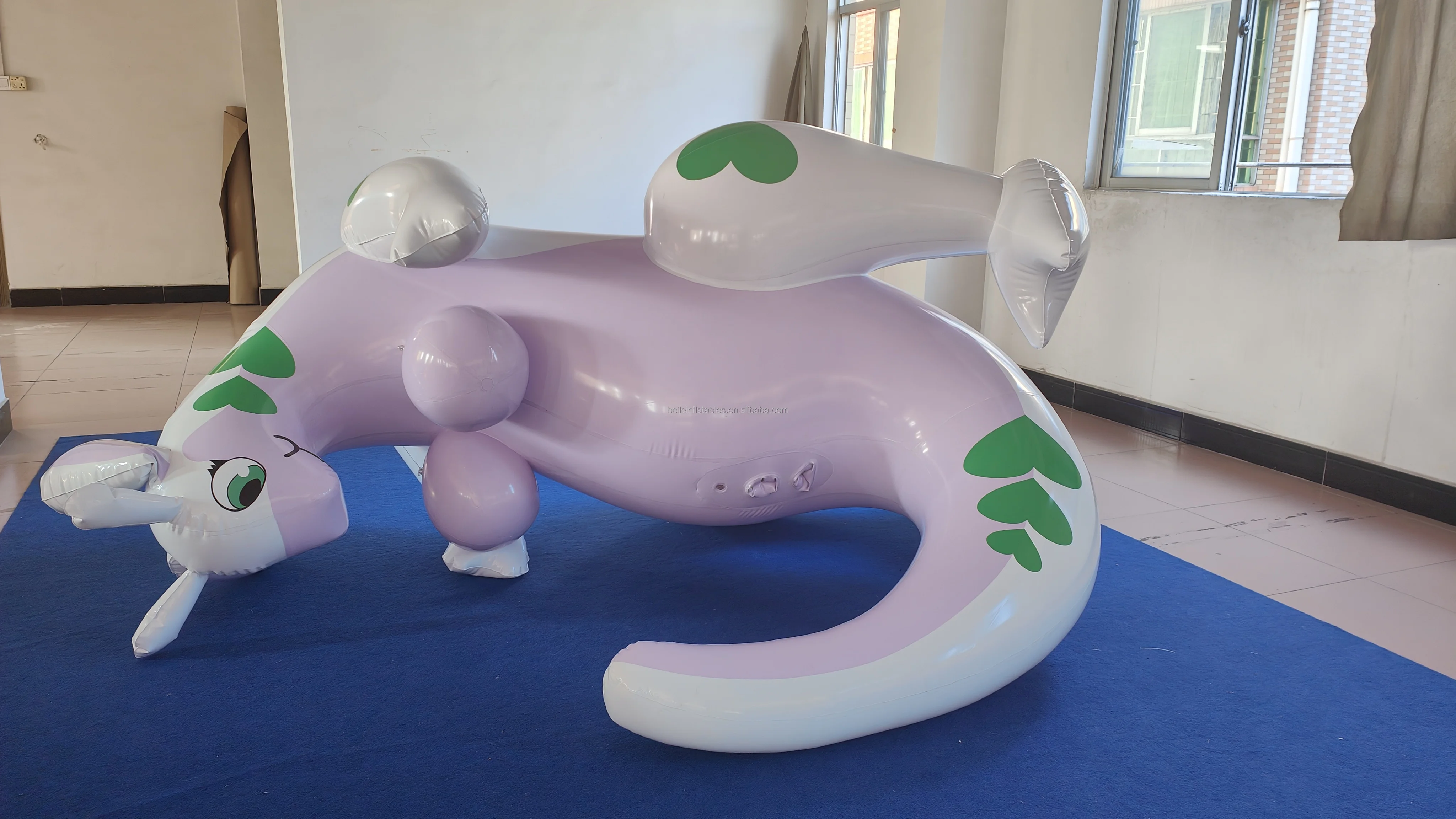 Beile Custom Light Purple Pvc Inflatable 2.2m Dragon With Sph ...