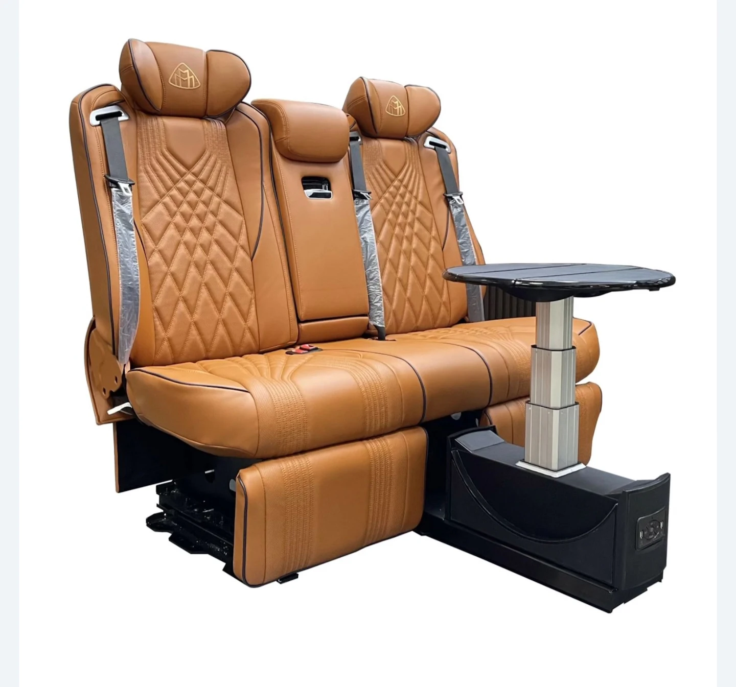 Car Seat Rear Luxury Bus MPV Seat/bed Factory Three-person