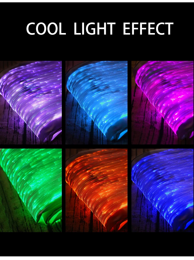 RSPOF RGB Color Changeable LED Fiber Optic Fabric - Customizable ODM/OEM
