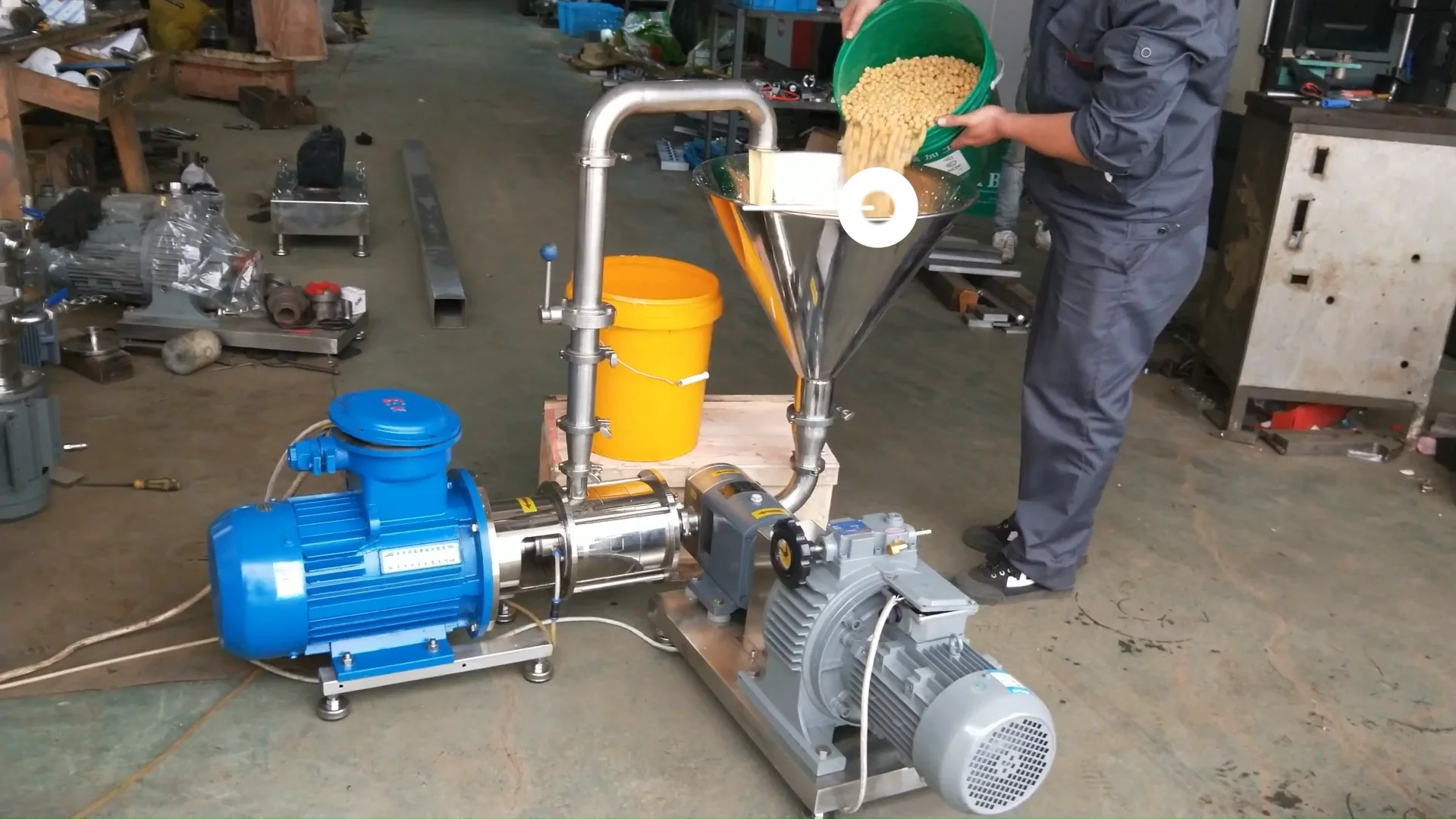 Meat Emulsifier Lab High Shear Mixer Batch High Shear Mixer Pump With ...