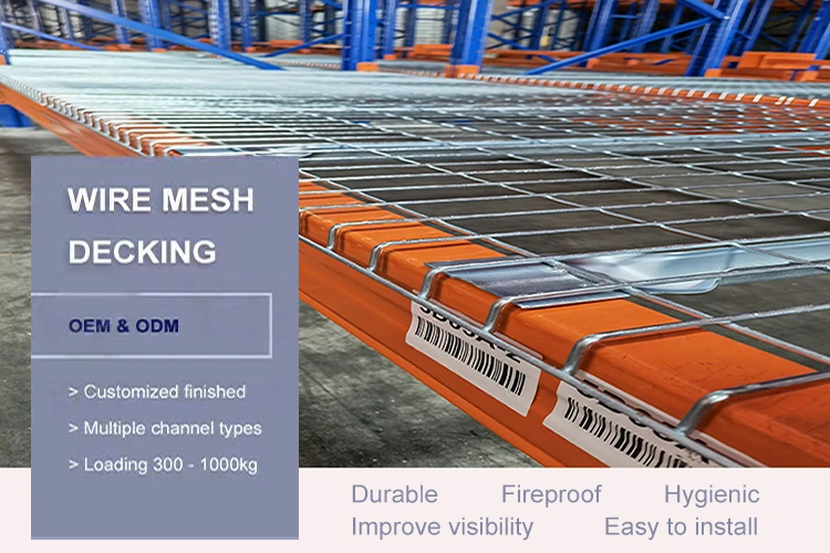 Industrial Racking Accessory Galvanized Welded Steel Wire Mesh Decking ...
