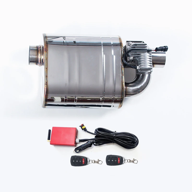 전기 모터 밸브 트로닉 배기 머플러 원격 제어 범용 자동차 304 소음기 테일 파이 Buy 2253 범용 머플러 새로운 밸브 머플러 Ss304 전기 머플러