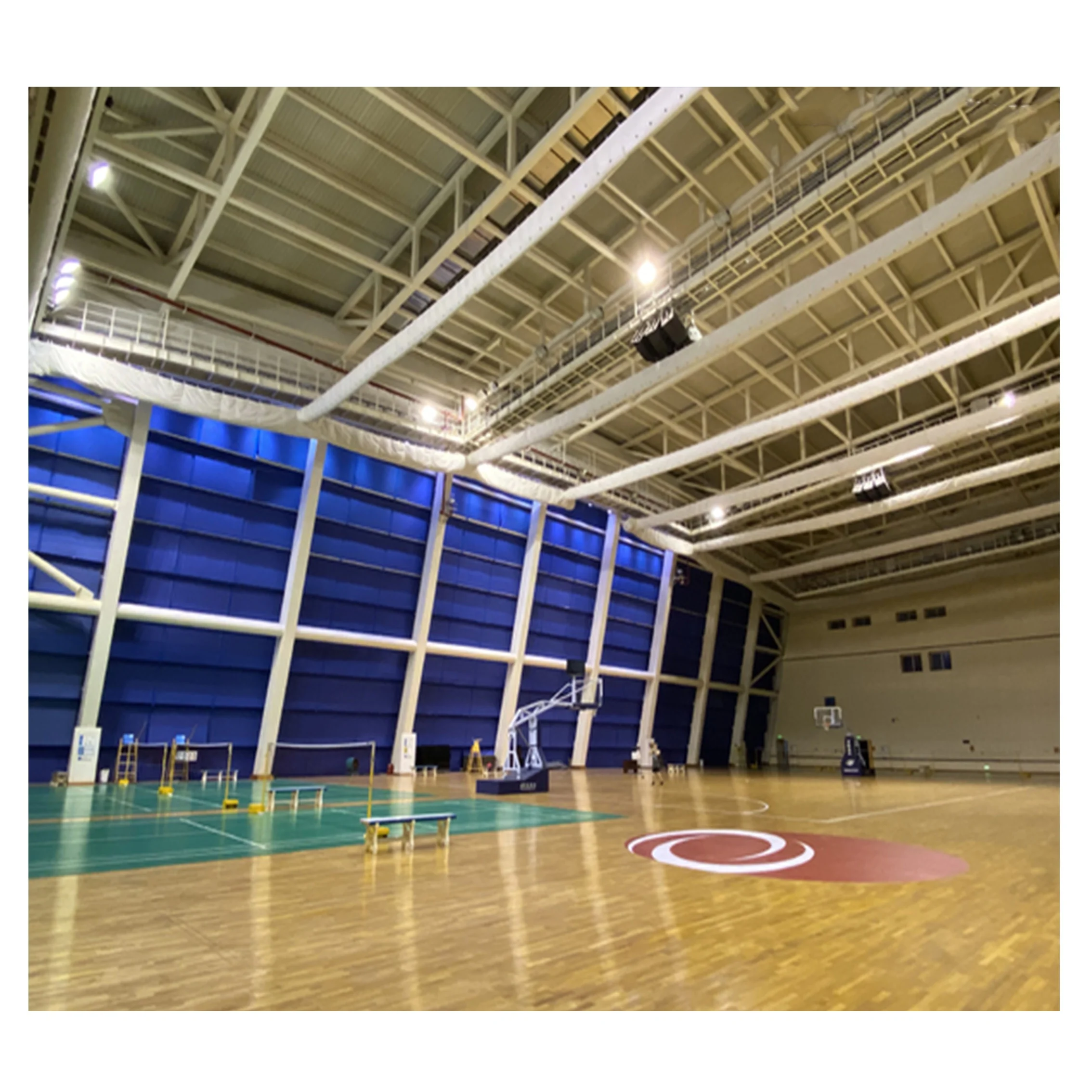 Prefabricated Large-span Gymnasium Steel Structure Building - Buy Steel ...