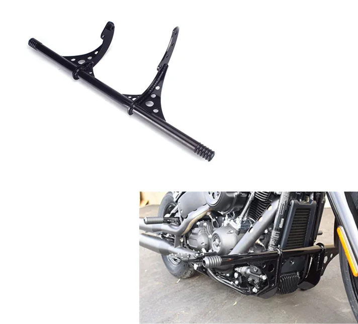 Motorcycle Mustache Engine Crash Guard Bar For Harley Softail Slim Flsl ...