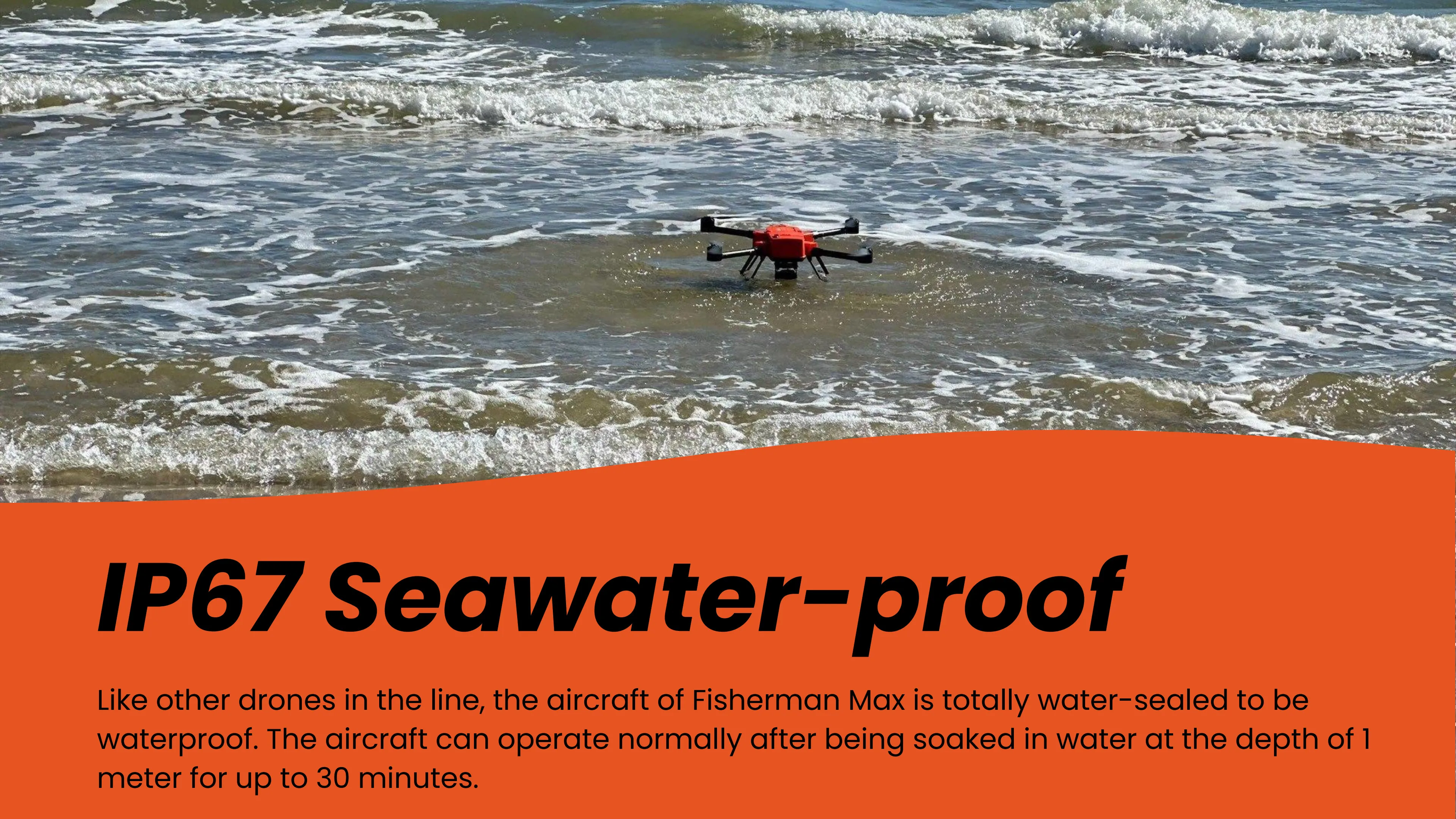 Swellpro Fisherman Max Heavy Lift Fishing Drone Waterproof Fish Finder ...