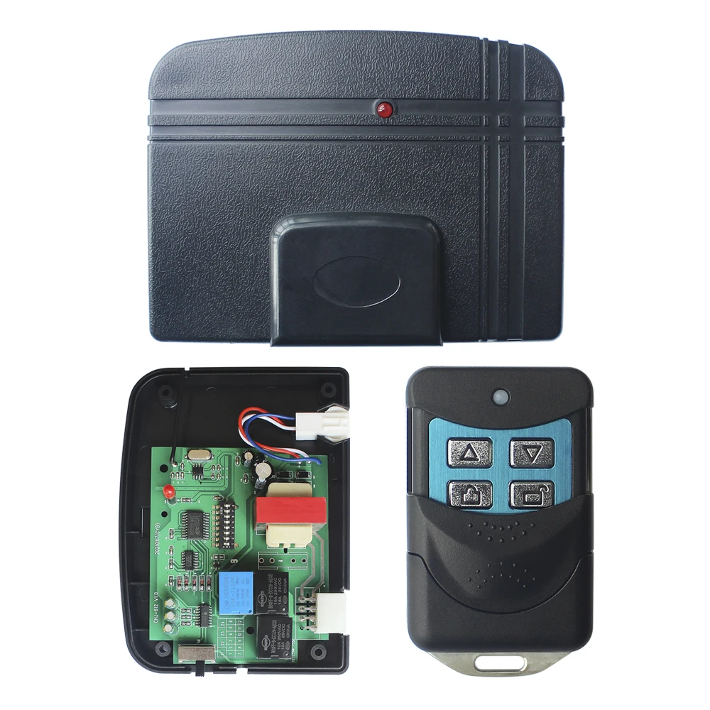 433MHz 220V Radio Frequency Remote Control Switches for Rolling Shutter Motor Garage Door Remote ...