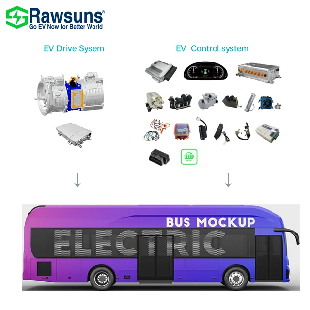 130kw 210kw Pmsm Electric Motor 925nm Hybrid System Ev Car Conversion Kit For Electric Bus Truck ...