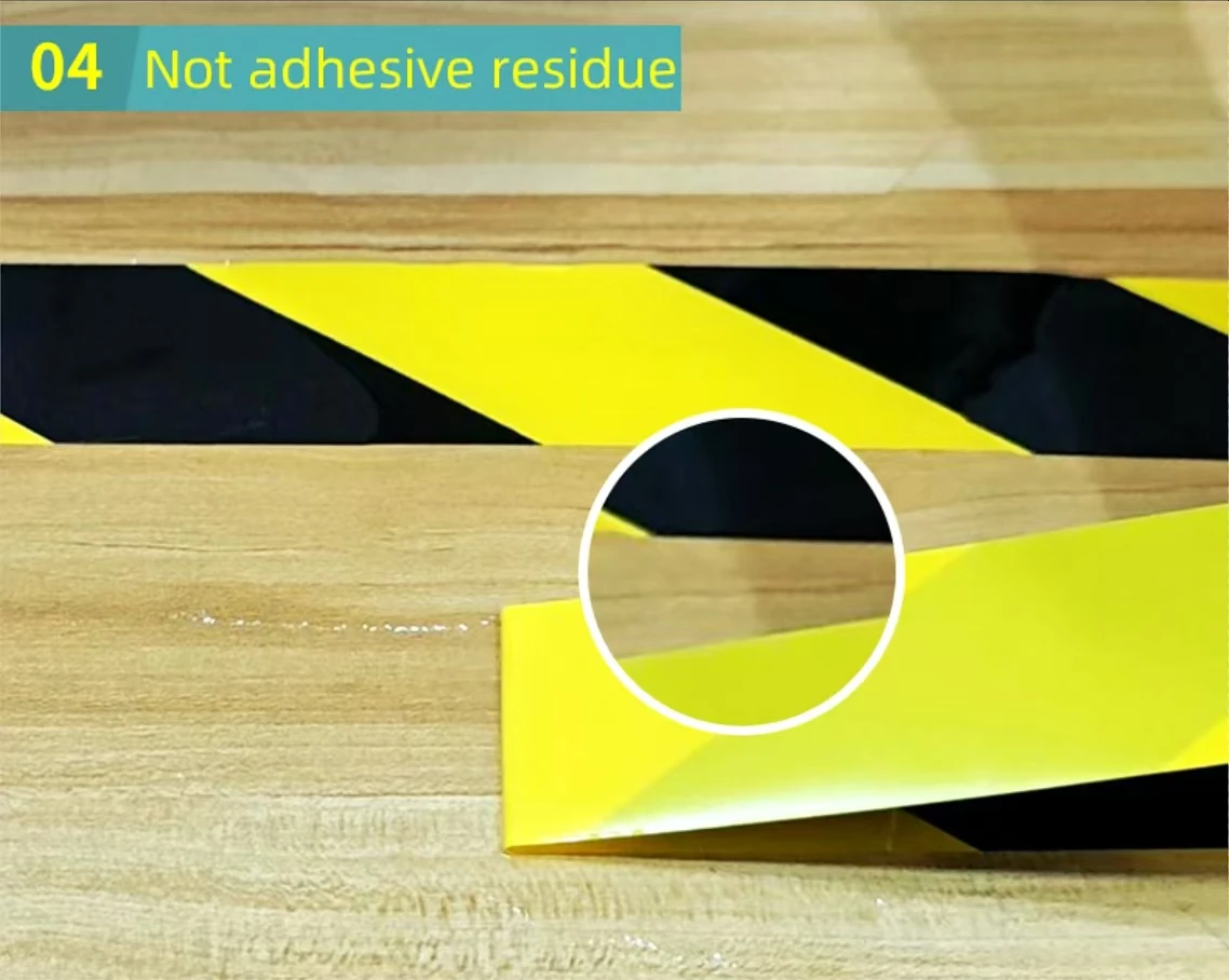 Black and Yellow PVC Underground Warning Tape for Road Hazards Safety ...