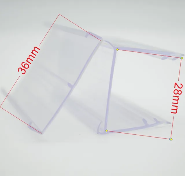 Supermarket Shelf Data Strip Rail With Option to Mount Protective Cover ...