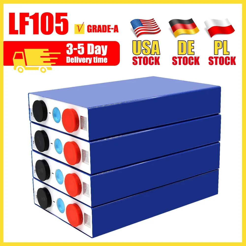 Eve 3.2v 105ah Lifepo4 Battery Cell Grade A Ev Lf105 Lithium Ion ...