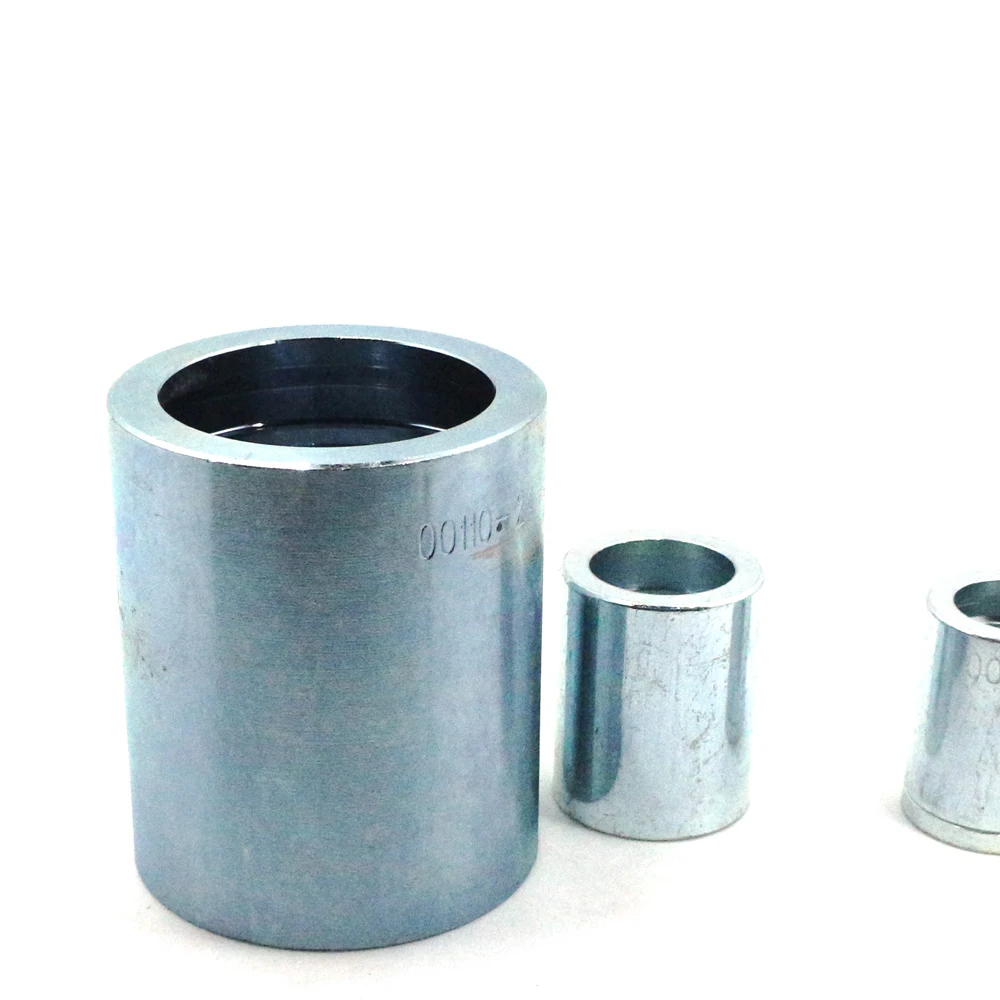 Hydraulic Hose Ferrules Fittings By Carbon Steel 03310-05 Reducing Shape Forged Technics ...