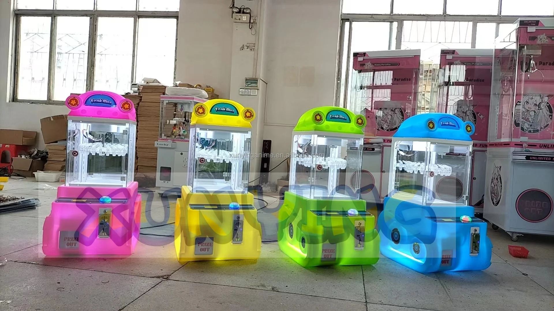 Mini Arcade Claw Doll Game Machine Coin Operated Toy Claw Crane Machine ...