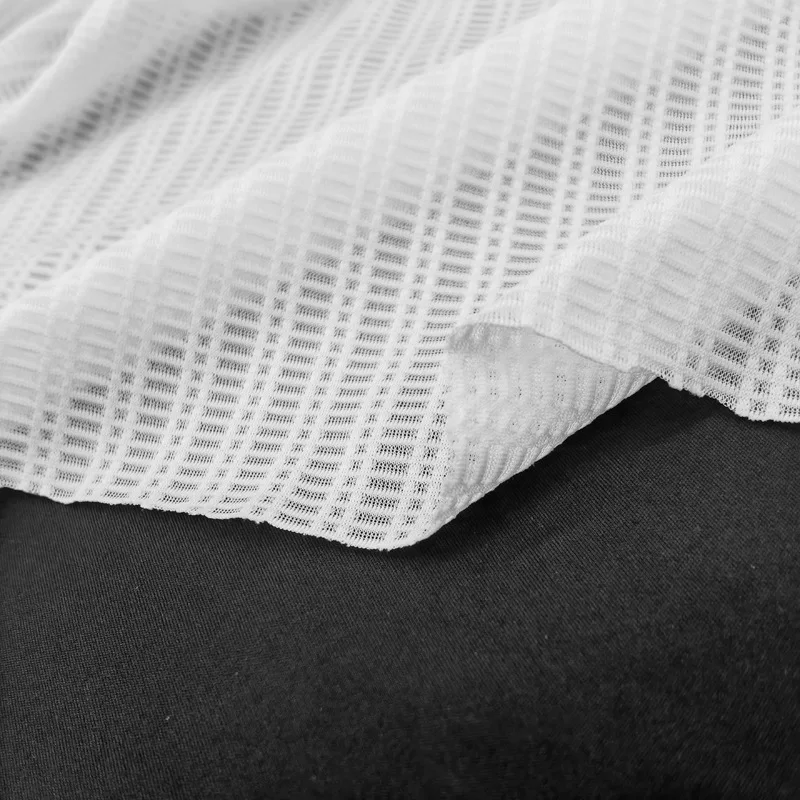 White Sublimation Fabric 92% Polyester 8% Spandex Textile Dry Fit ...