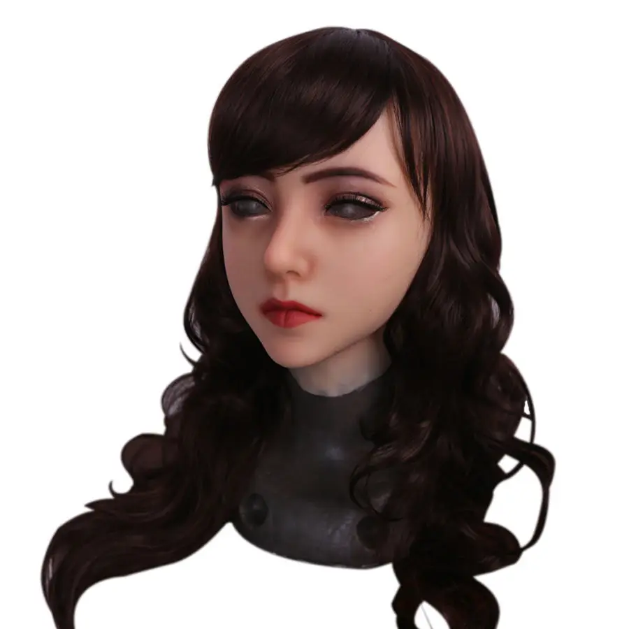 New Arrival Realistic Human Female Silicone Mask With Breast Form ...