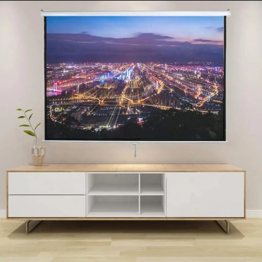 Alr Electronic Projection Movie Screens 4K HD16:9 Foldable and Anti ...