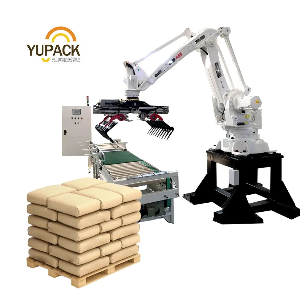 Alibaba.com: Automatic palletizer for 50kg sugar cement bags, robotic ...
