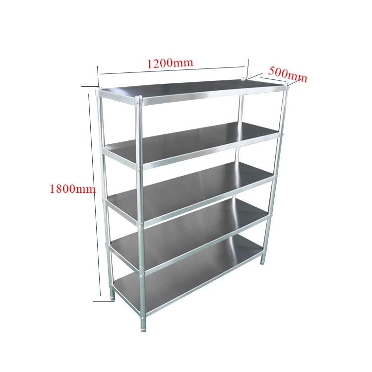 Commercial Industrial Shelving Inox Kitchen Storage Shelf /4-tier ...