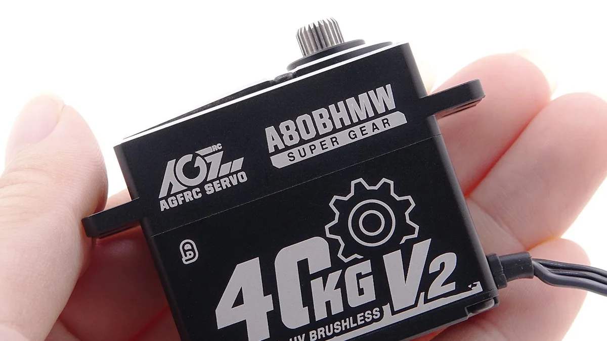 Agfrc A80bhmw V2 High Torque 40kg 0.085sec Ip67 Waterproof Steel Gears ...