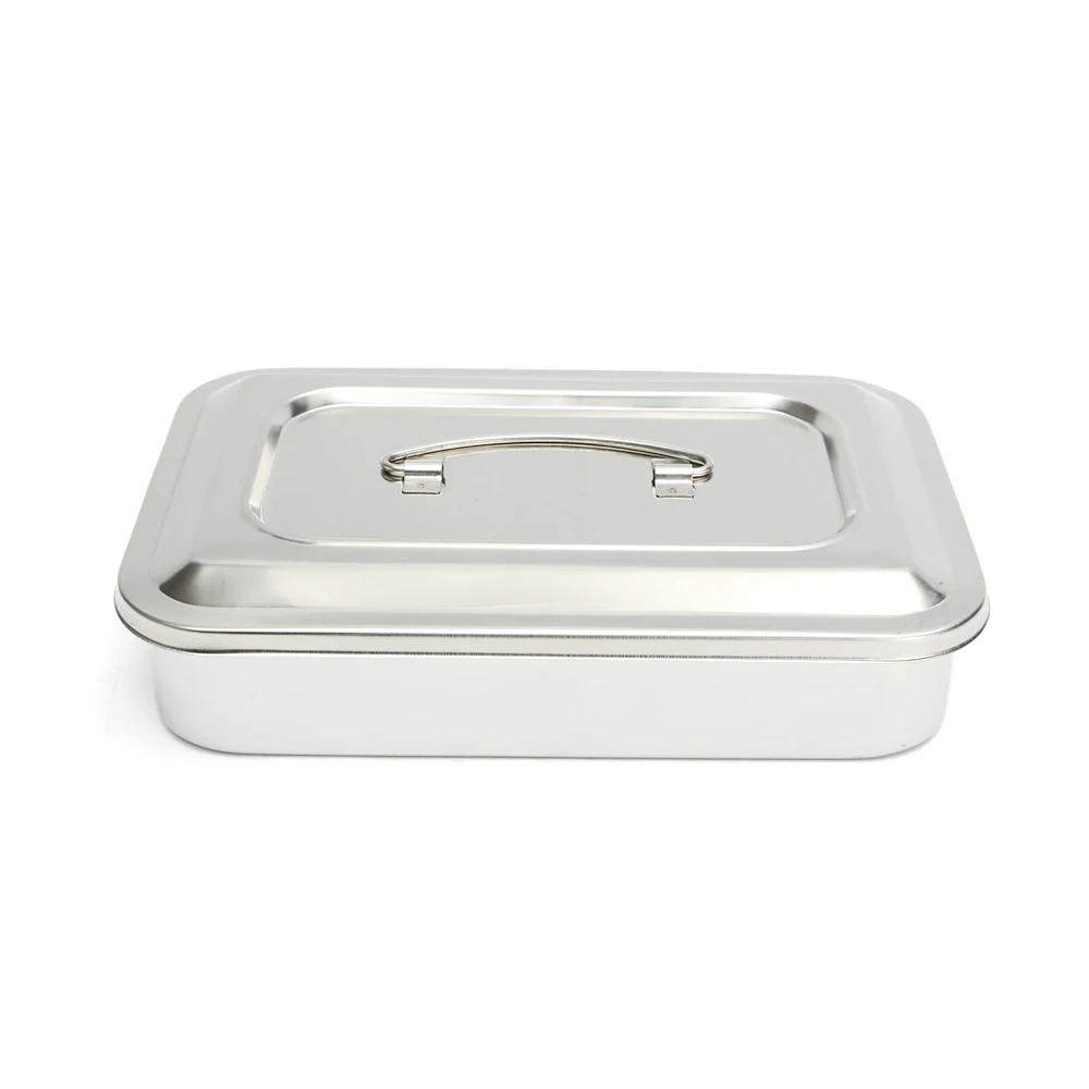 Stainless Steel Dental Instruments Box - Disinfection Trays