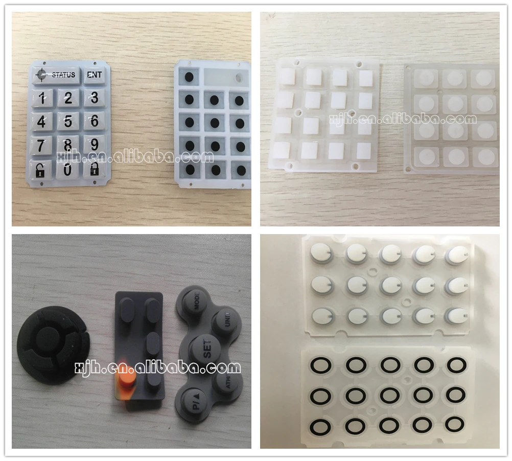 Customizable Conductive Push Keypad Switch - Silicone Button