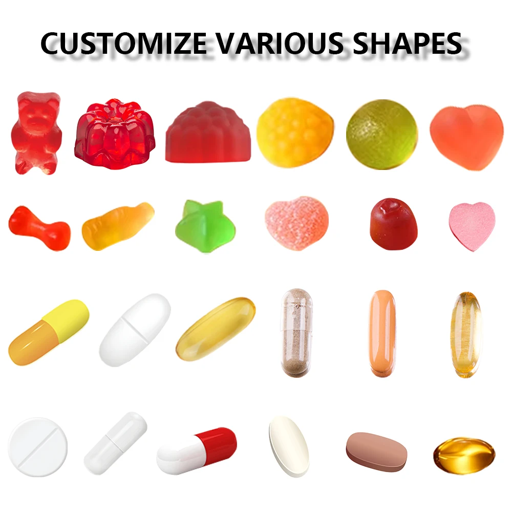 OEM/ODM Customizable EAA Gummies 9000mg Essential Amino Acids & 2:1 ...