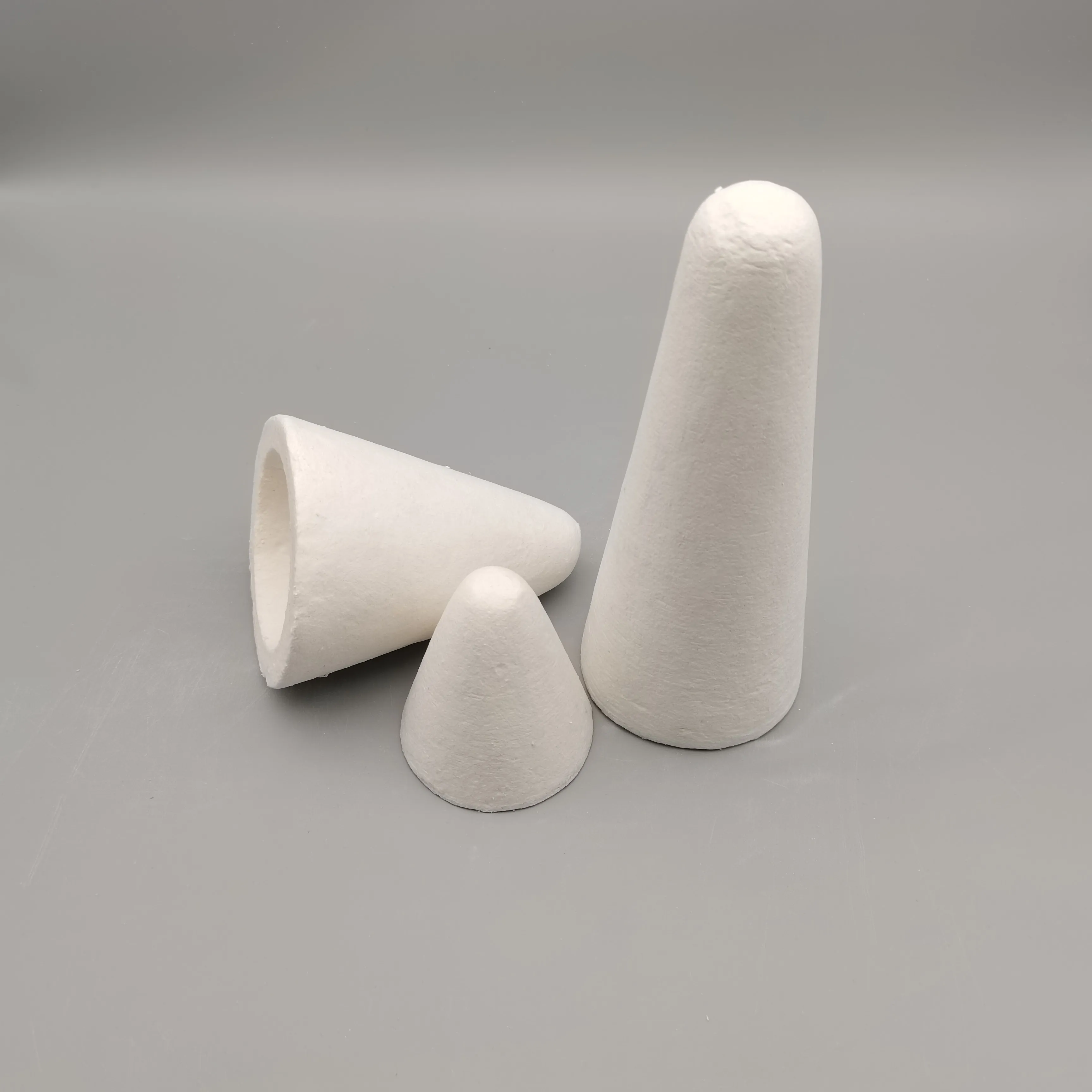 Refractory ceramic fiber taphole cone/tap out cone for alumina melting ...