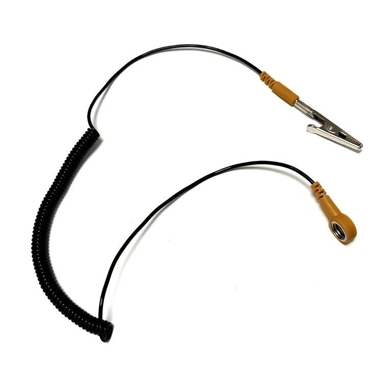 Cleanroom Antistatic Grounding Wire Safety Clip Vertical Plug Cable ...