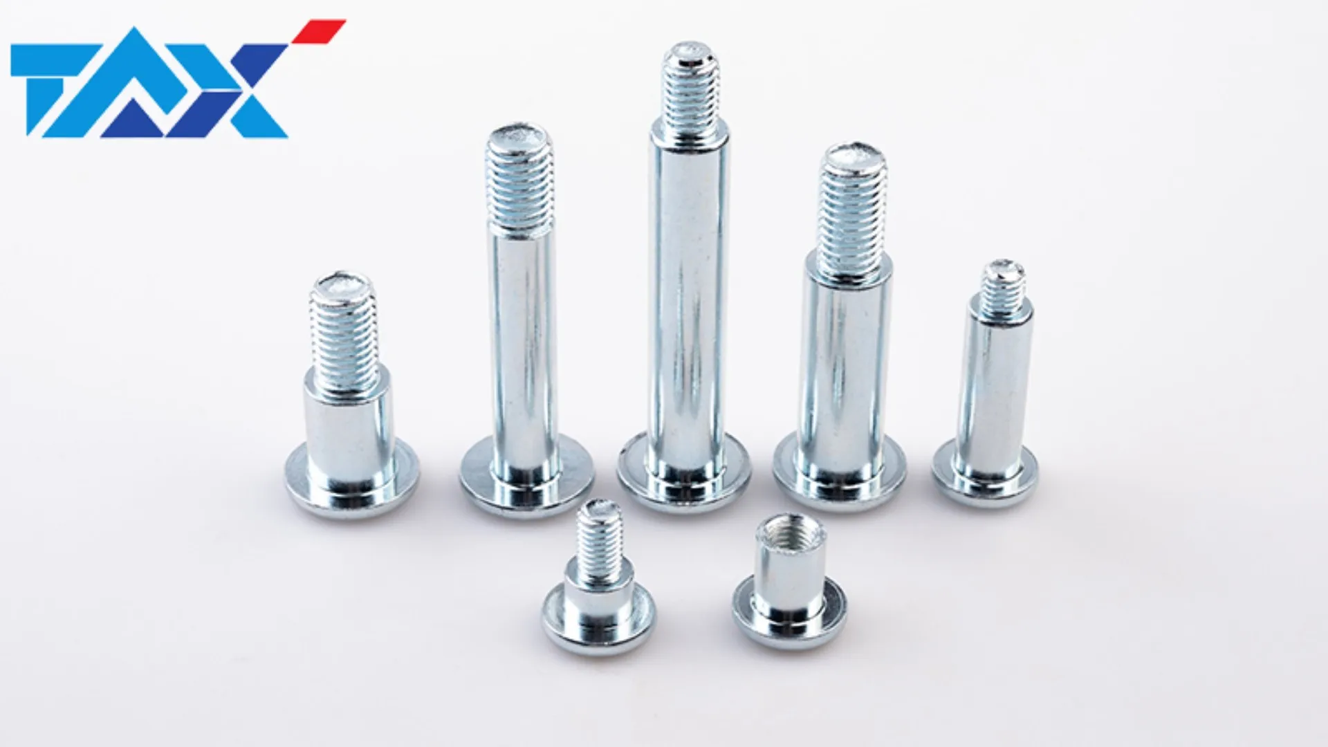 1/4 Inch Zinc Plated Carbon Steel Button Head Threaded Chicago Screw ...