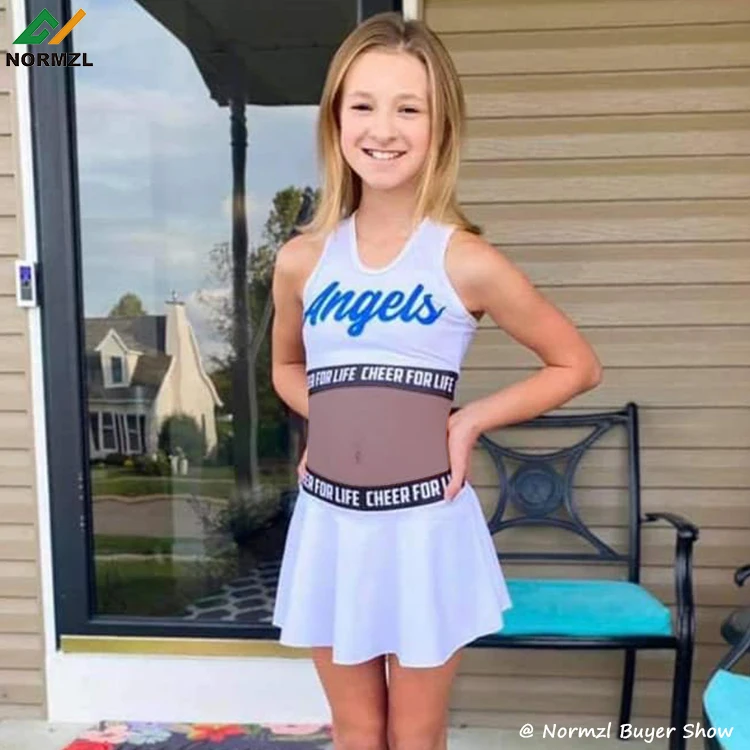 Wholesale Custom Sublimated Cheerleading Uniforms for Kids