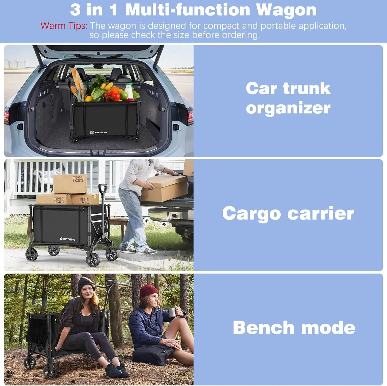 Alibaba.com: Woody Kids 4-wheel wooden hand cart with steel trolley ...