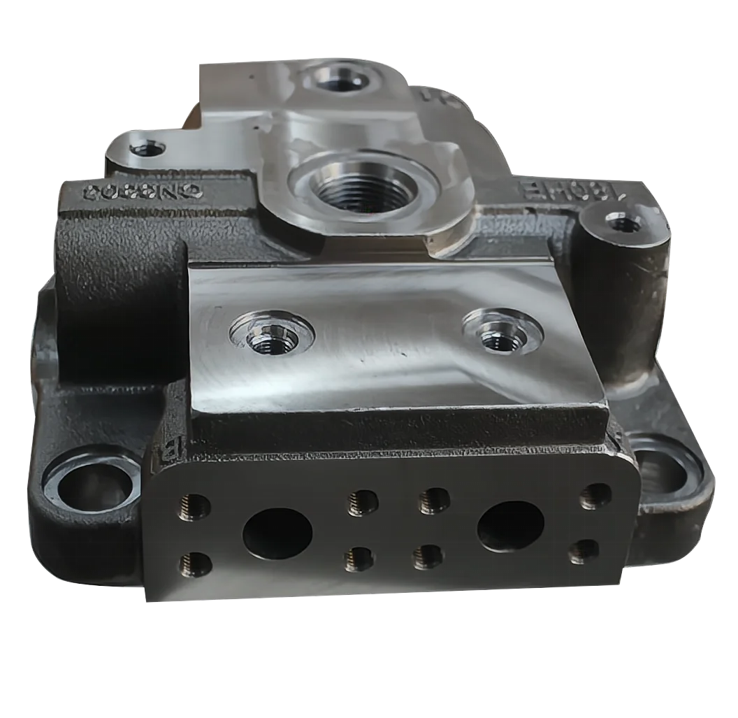 Excavator Rotary Motor Cover With Threaded Foot Connection Suitable For ...