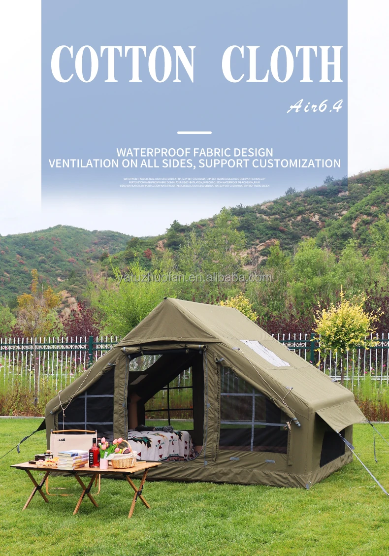 4 Season Luxury Large Inflatable Camping Tent - Waterproof