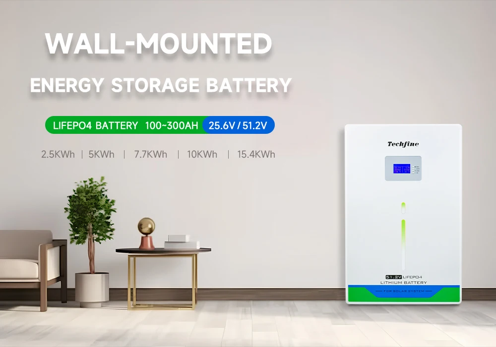 Techfine 24V 25.6V 200Ah LiFePO4 Battery Pack 5kWh for Solar Energy ...