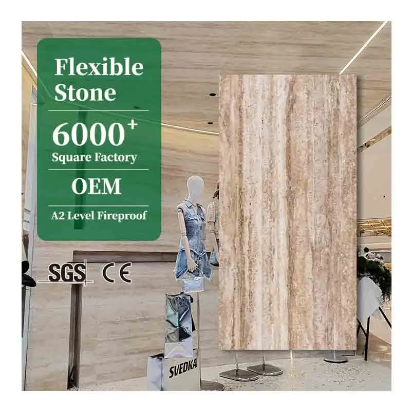 TRAVERTINE OCEANIC - Flexible Stone for Interior & Exterior