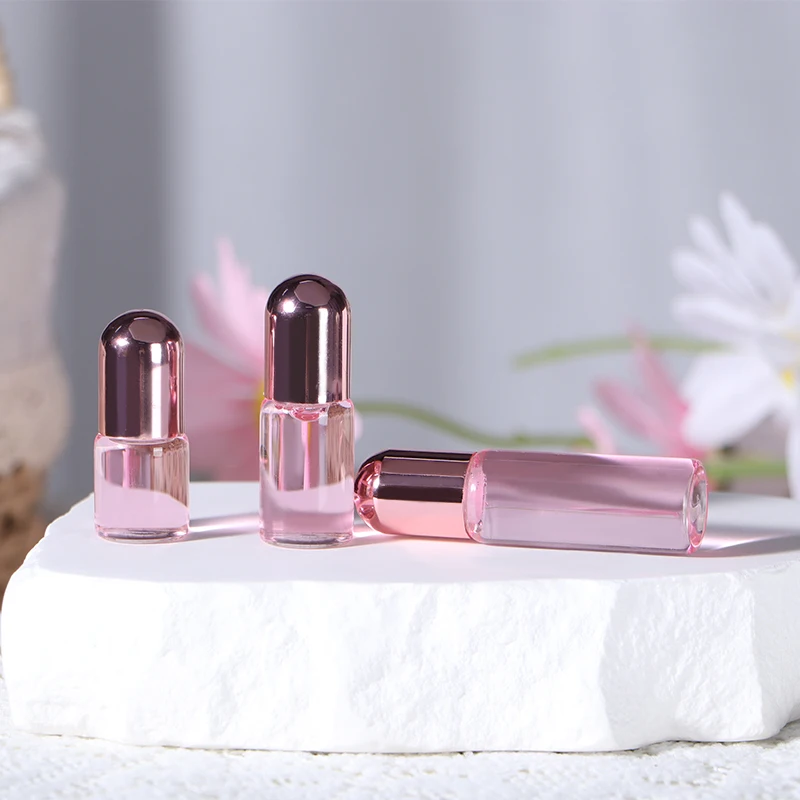 Mini Style Custom Empty Glass Tube Bottle Perfume Oil Roll on Glass ...