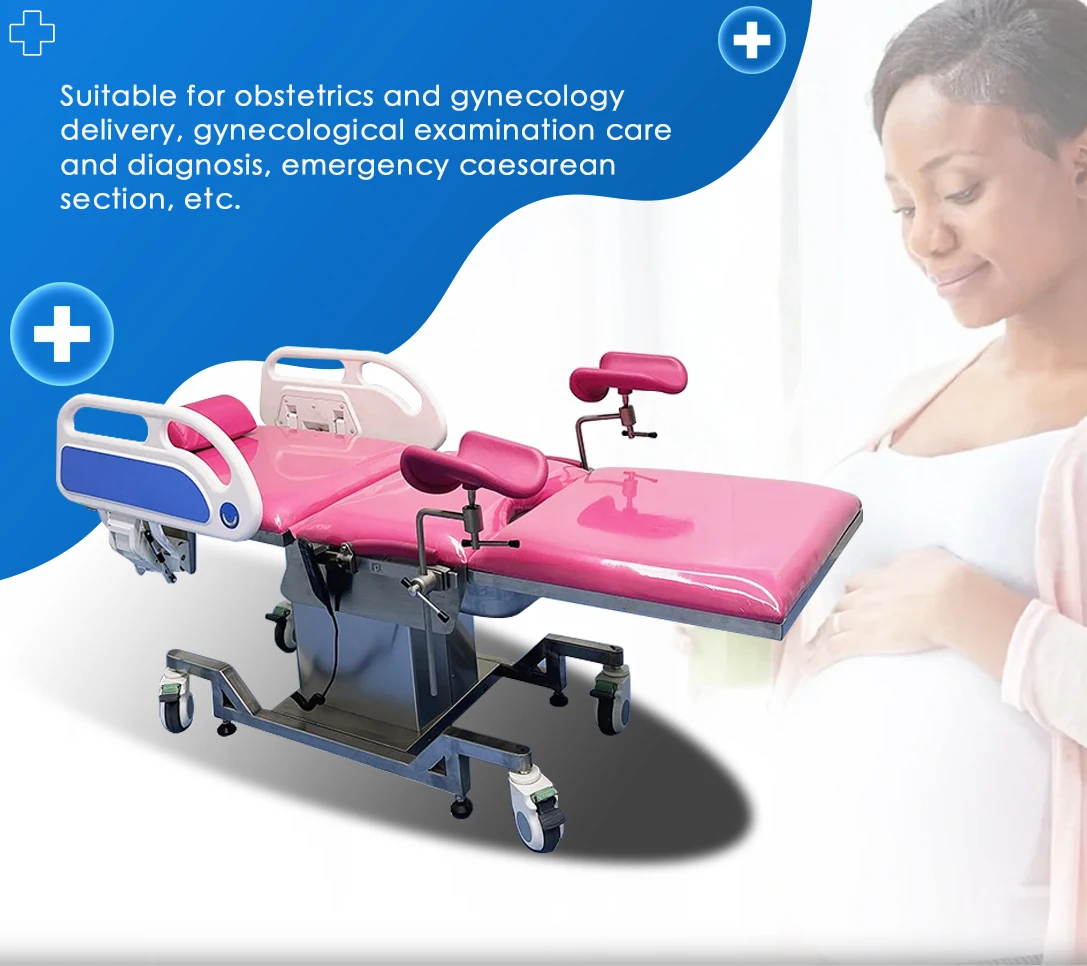 Professional Hospital Gynecological Delivery Bed Obstetric Labour Table ...