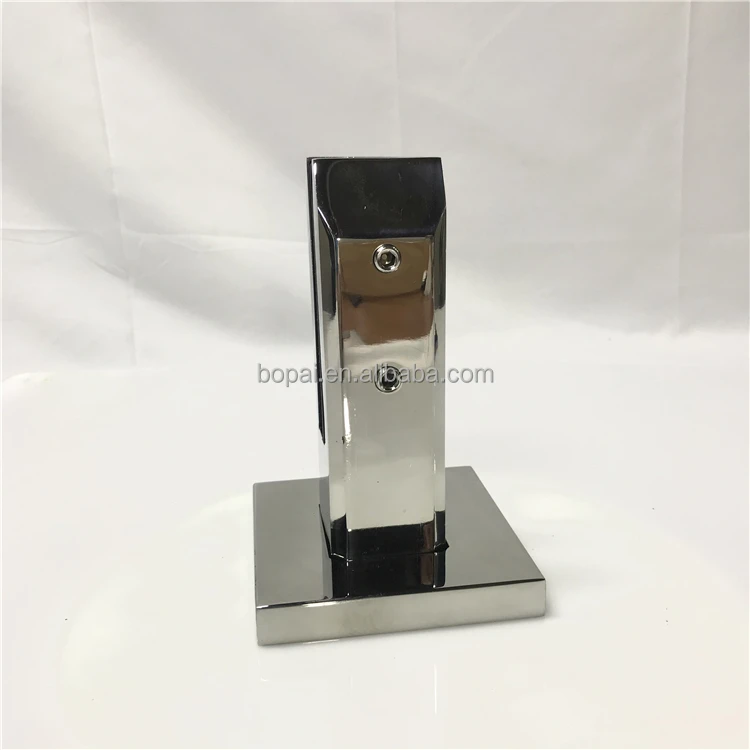 Easy Installation Stainless Steel Square Fence Post Clamps For 8-12mm ...