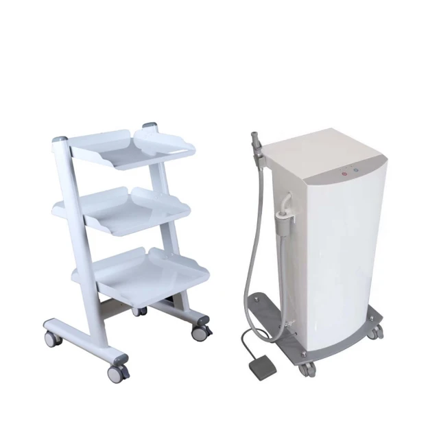 Mobile Tool Cart with Outlet with Dental Suction Machine for Dental ...