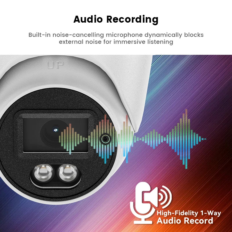 4K Ultra HD Outdoor Security Camera with Night Vision