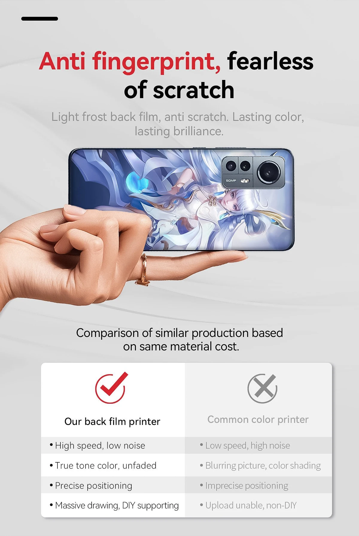 DIY Phone Back Film Sticker Mini Pocket Printer - Popular