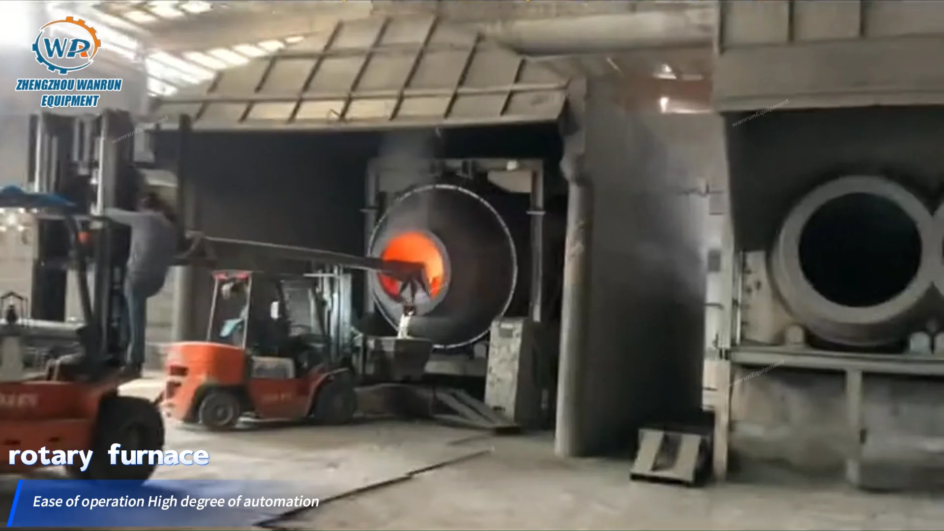 10 Ton Tilting Rotary Furnace For Aluminum Scrap Melting Lead-zinc ...