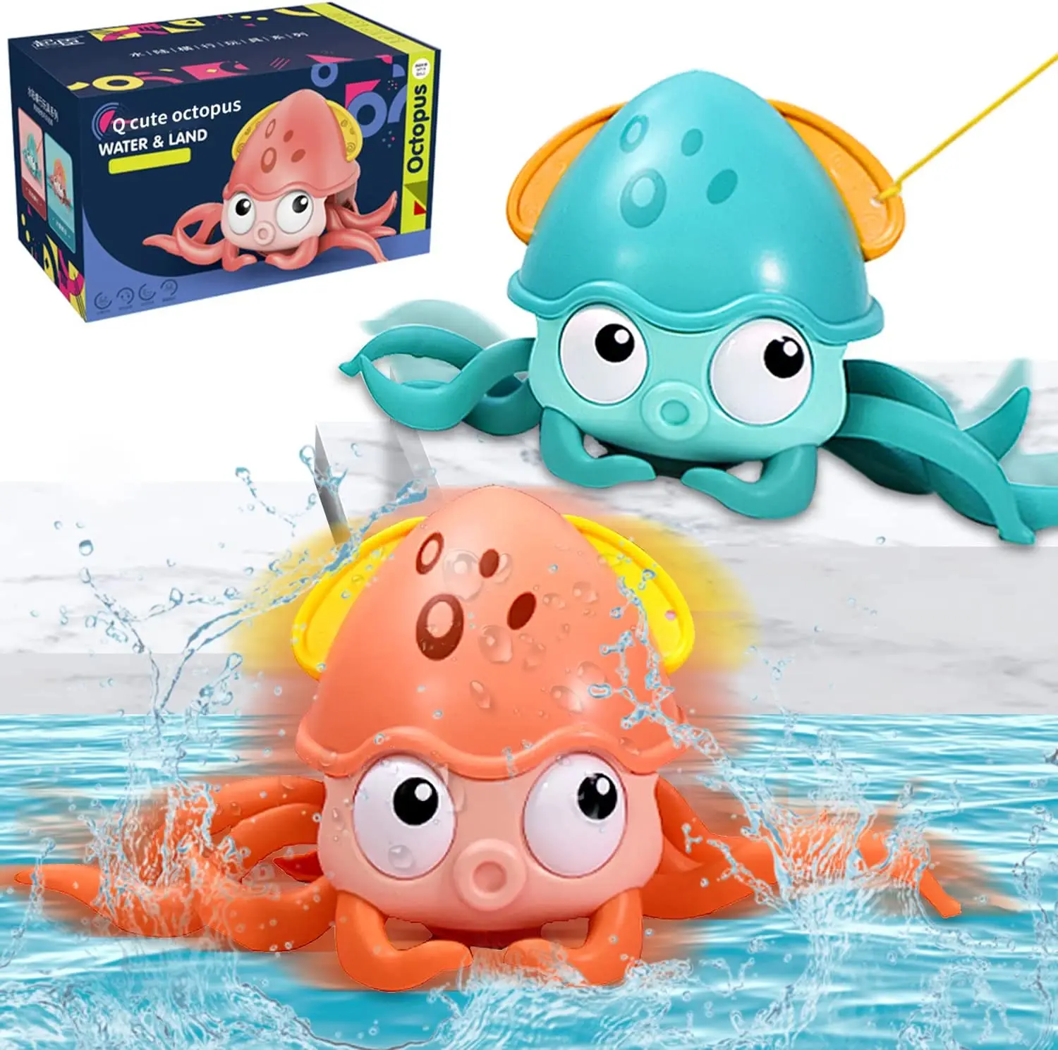 Octopus Bath Toy - Movable, Fun, and Safe for Kids